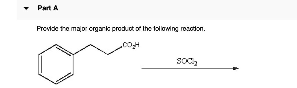 SOLVED: Provide the major organic product of the following reaction ...