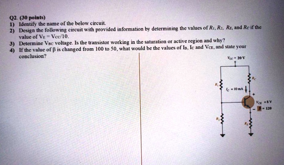 Q2. (30 points) 1) Identify the name of the below circuit. 2) Design the following circuit with ...