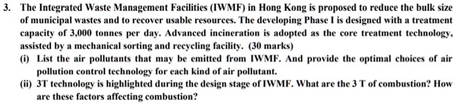 VIDEO solution: The Integrated Waste Management Facilities (IWMF) in ...