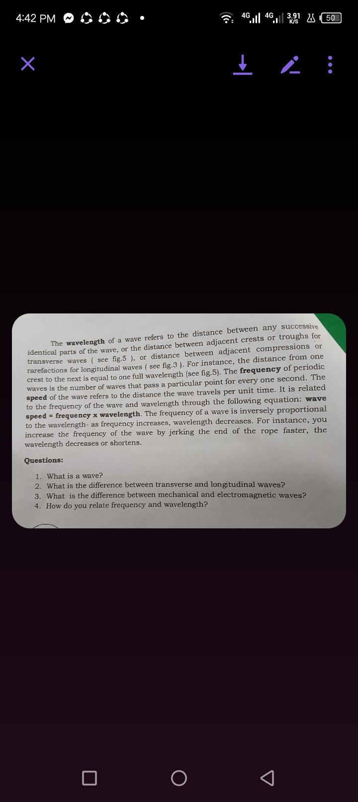 The wavelength of a wave refers to the distance between any successive ...