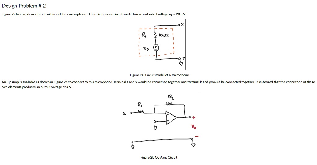 using multisim simulate your designed circuit both microphone and op amp connected using the non ...