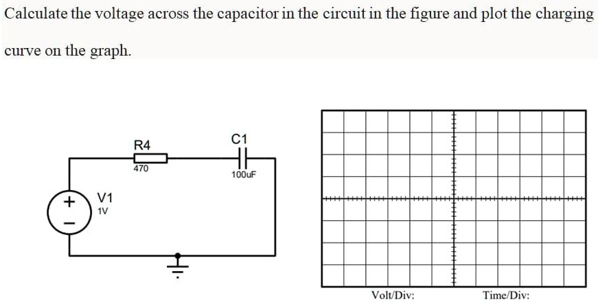 SOLVED: Calculate the voltage across the capacitor in the circuit in ...