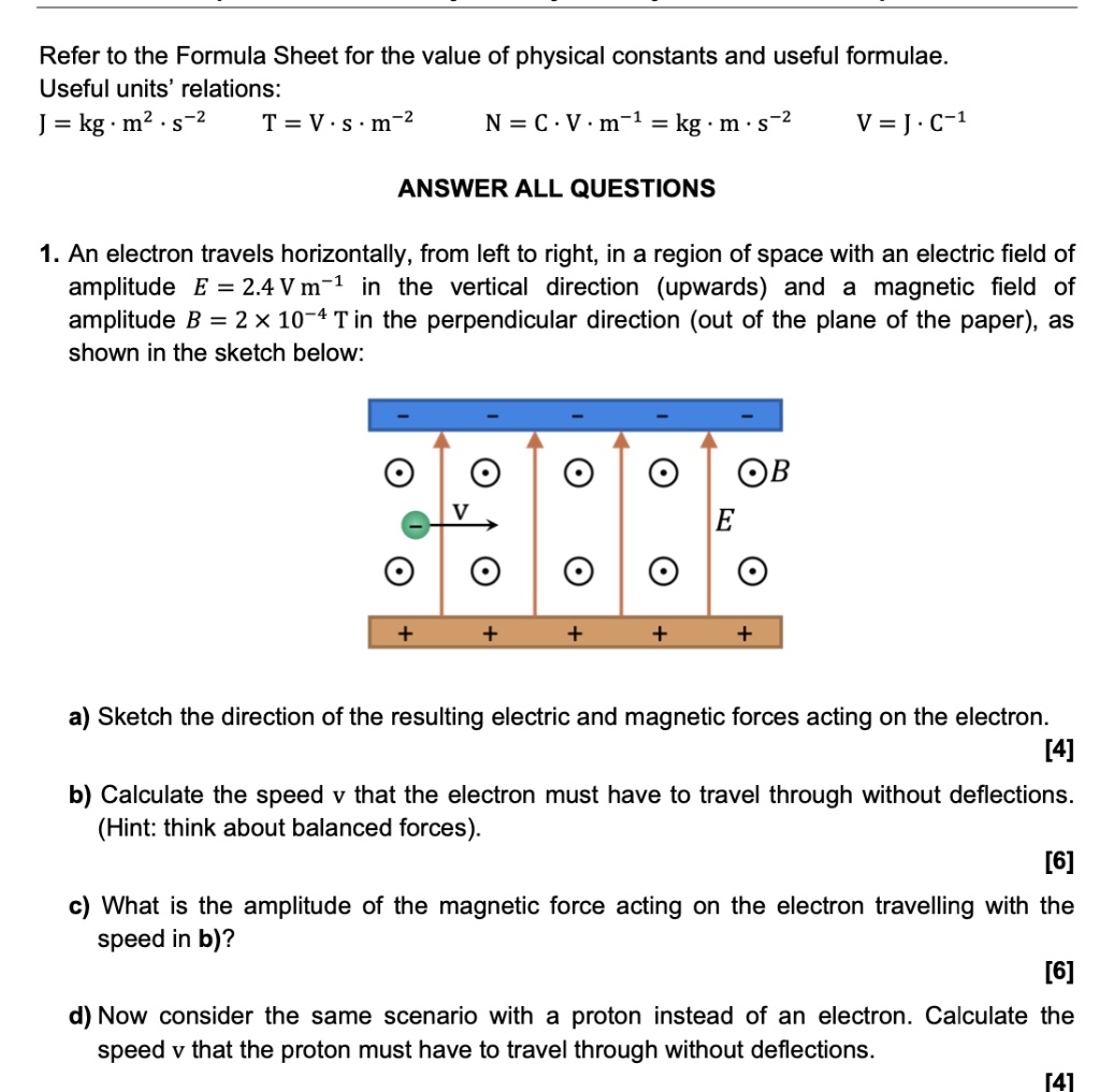 Refer to the formula sheet for the value of phvsical...