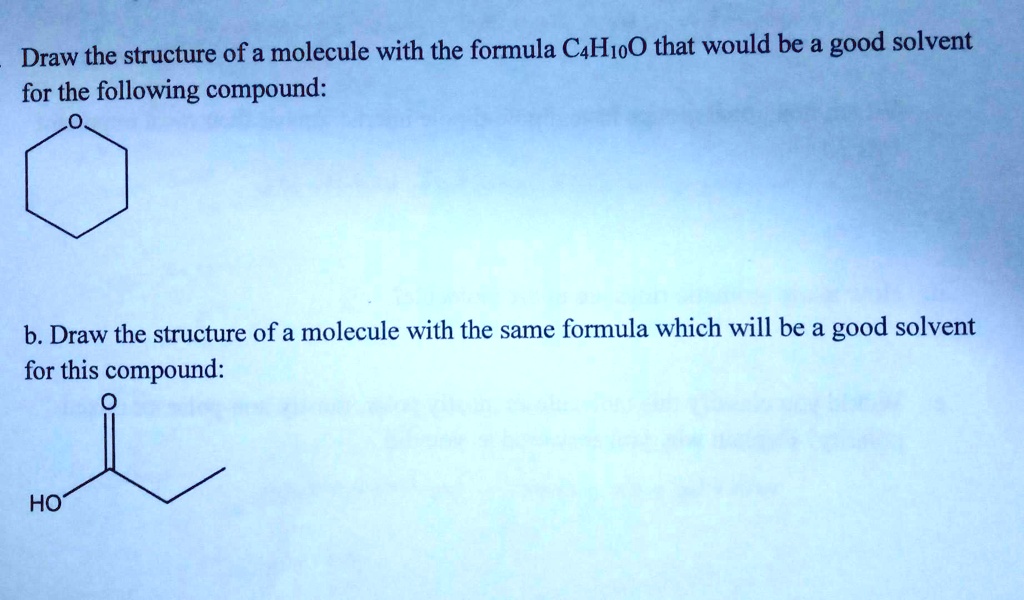 SOLVED: Draw the structure of a molecule with the formula C2H10O that ...