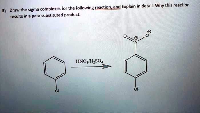 the following reaction and explain in detail why this reaction draw the ...