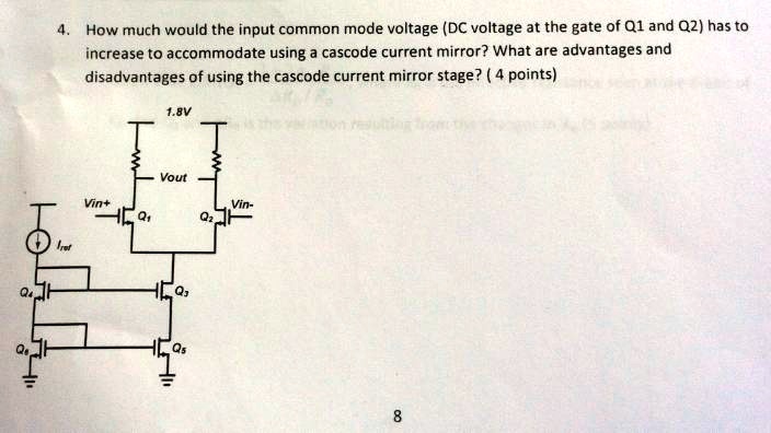 4. How much would the input common mode voltage (DC voltage at the gate ...