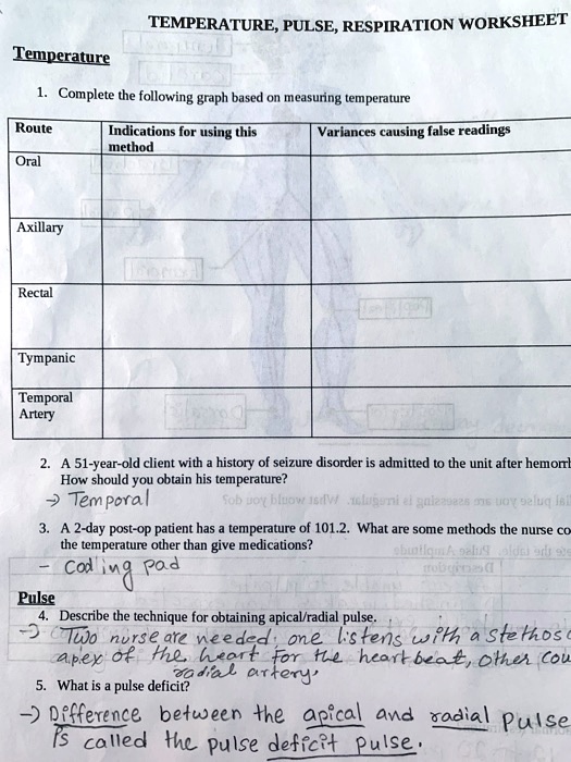 temperature 1complete the following graph based on measuring ...