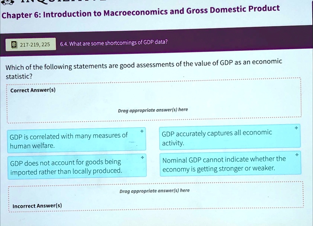 Chapter 6: Introduction to Macroeconomics and Gross Domestic Product ...