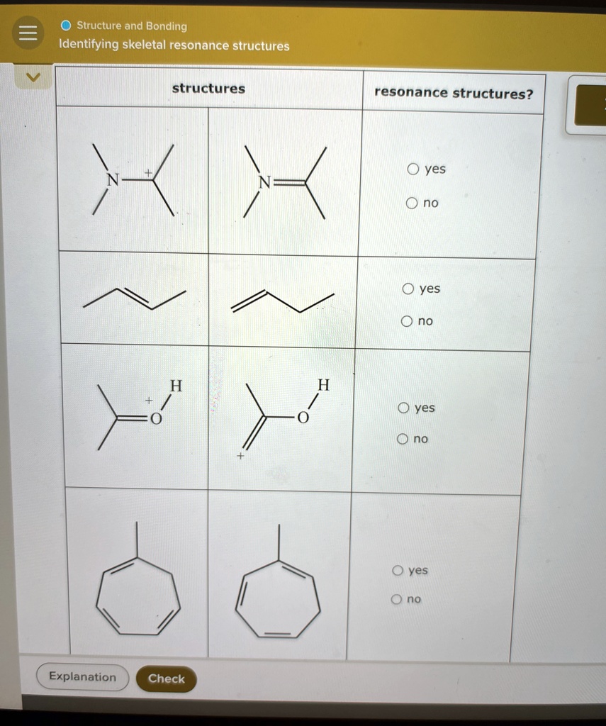 structure and bonding identifying skeletal resonance structures structures resonance structures ...