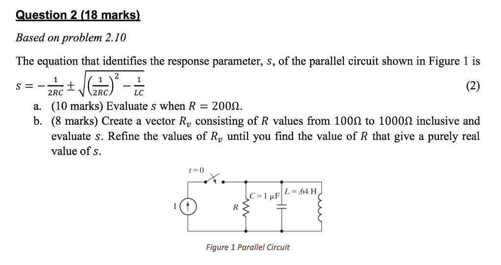 SOLVED: Based on problem 2.10, the equation that identifies the ...