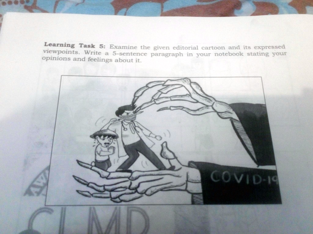 SOLVED: Please help me to answer this Learning Task 5: Examine the ... SOLVED: Please help me to answer this Learning Task 5: Examine the ...