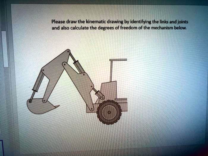 [GET ANSWER] Please draw the kinematic drawing by identifying the links ...