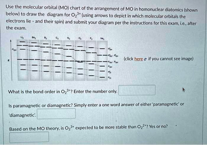 SOLVED:Use the molecular orbital (MO) chart of the arrangement of MO in ...