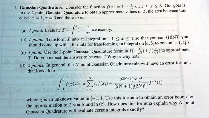 SOLVED: Consider the function f(r) = 1 - âˆ«(1