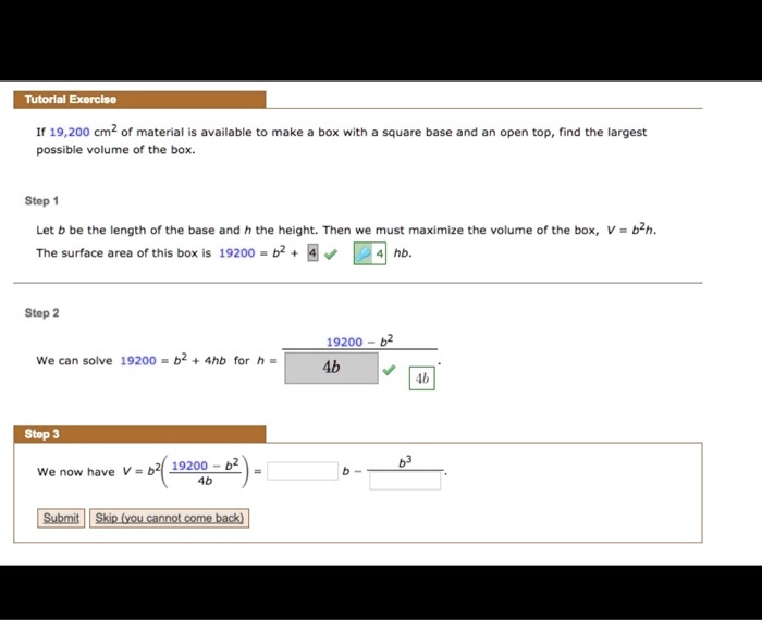 tutorlal exorckoo if 19200 cm2 of material available make possible ...