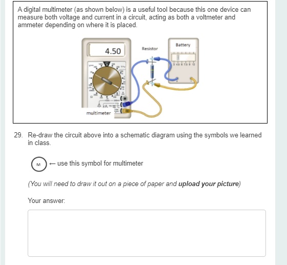 SOLVED: A digital multimeter (as shown below) is a useful tool because ...