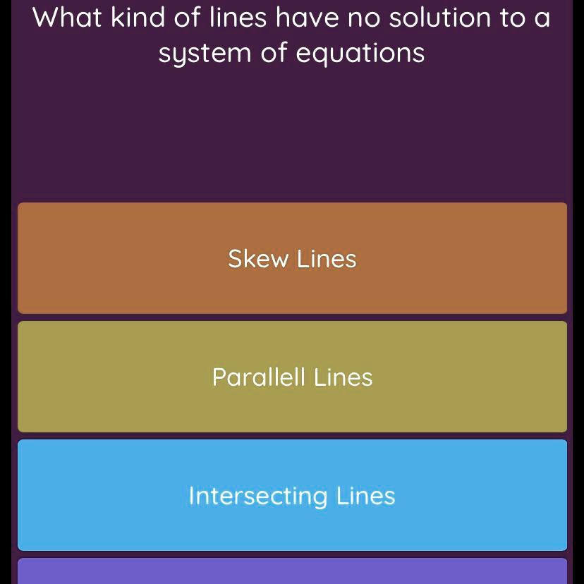 SOLVED: 'The red option is overlapping lines but please help What kind ...