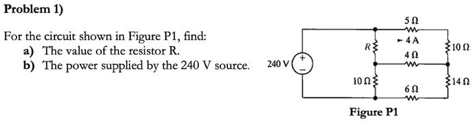SOLVED: PLEASE EXPLAİN DETAİLED Problem 1) US W 4A 4 W For the circuit shown in Figure P1,find ...
