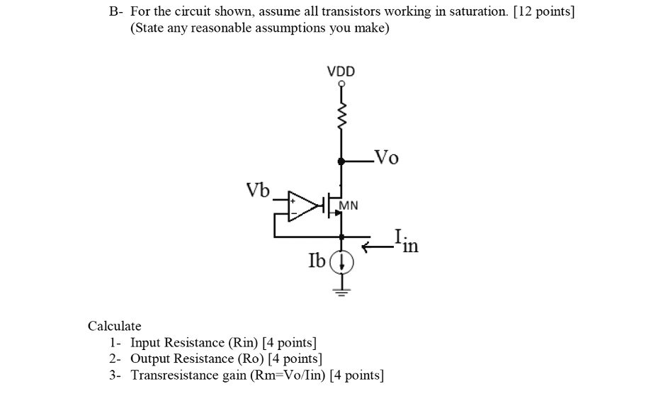 SOLVED: In this one, assume (i) the input resistance of the op-amp is ...