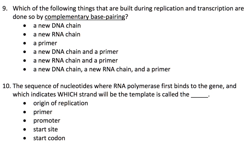 SOLVED: 9. Which of the following things that are built during ...