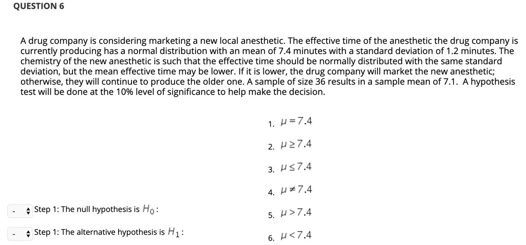 SOLVED QUESTION 6 N drug Company Is Considering Marketing A New Local solved-question-6-n-drug-company-is-considering-marketing-a-new-local