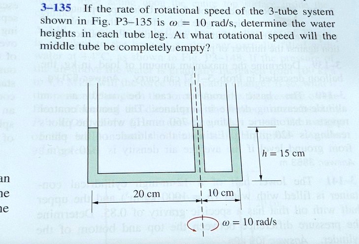 3 135 if the rate of rotational speed of the 3 tube system...