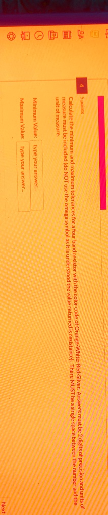 2 4 5 points calculate the minimum and maximum tolerances for a four ...