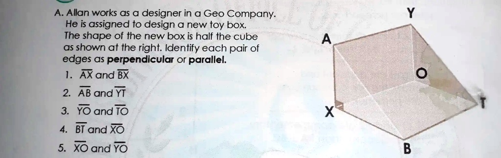 A. Allan works as a designer in a Geo Company. He is assigned to design ...
