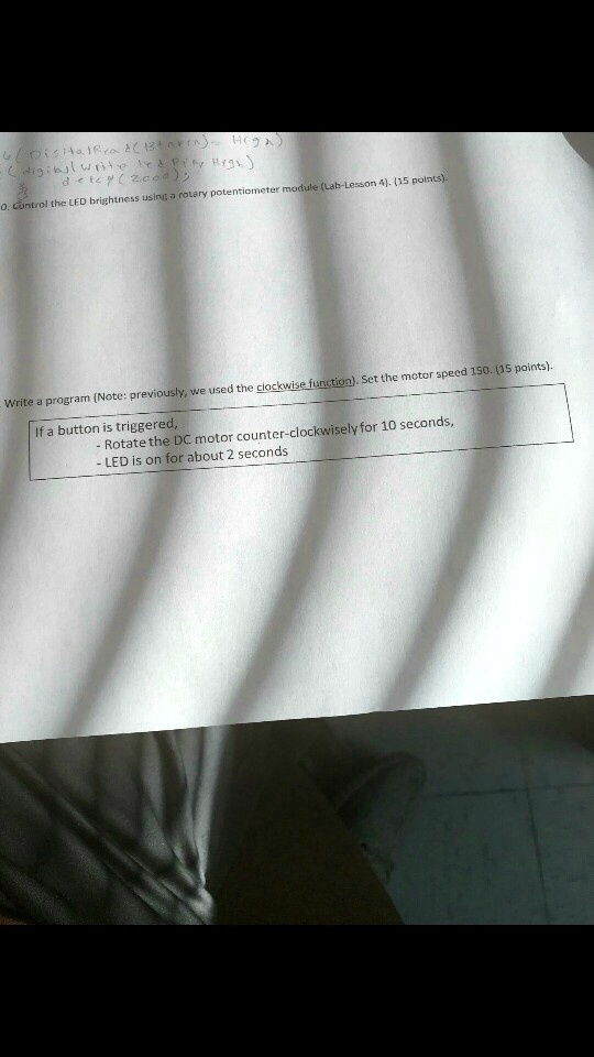 SOLVED: uDisitaiRa(Btnrin)- 0.Control the LED brightness using a rotary ...