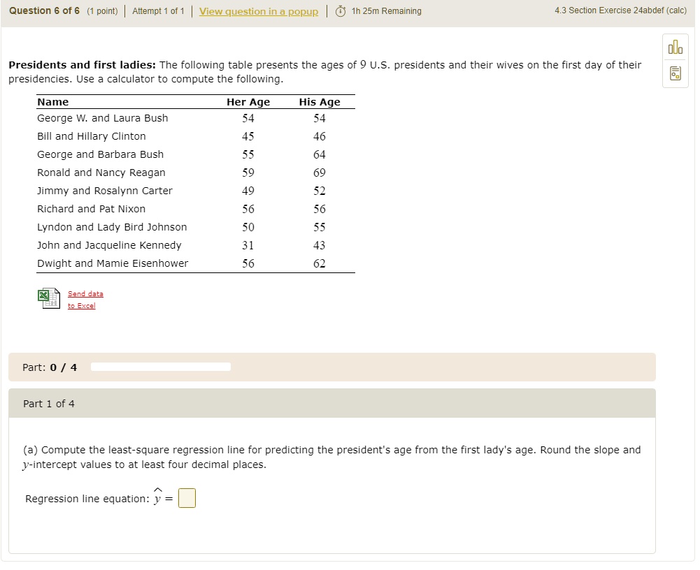 SOLVED: Question of 6 point) Attempt View question ina pQpUP Ih 25m Remaining 4.3 Section ...