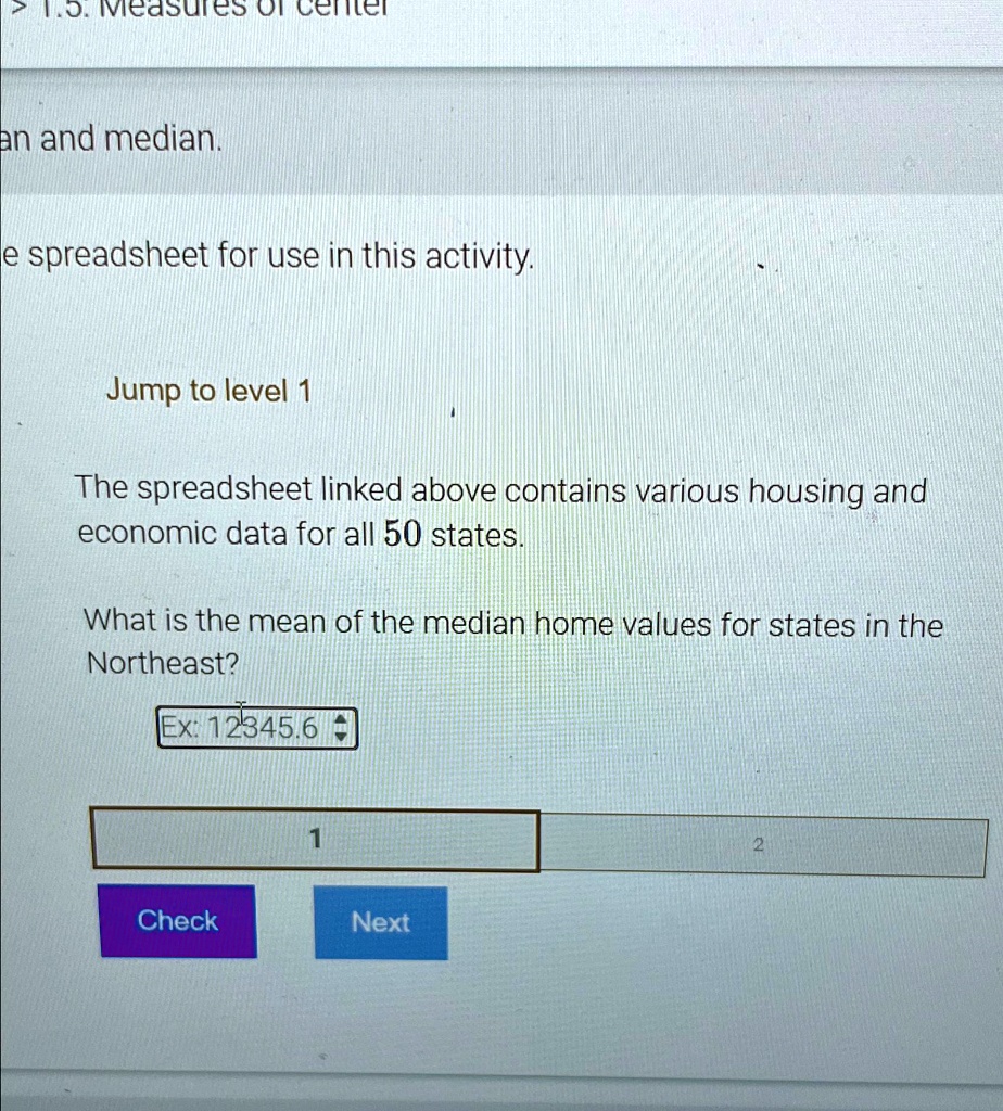 An and median. The spreadsheet for use in this activity. Jump to level ...