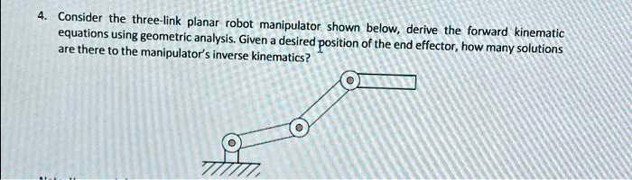 consider the three link planar robot manipulator shown below derive ... consider the three link planar robot manipulator shown below derive ...