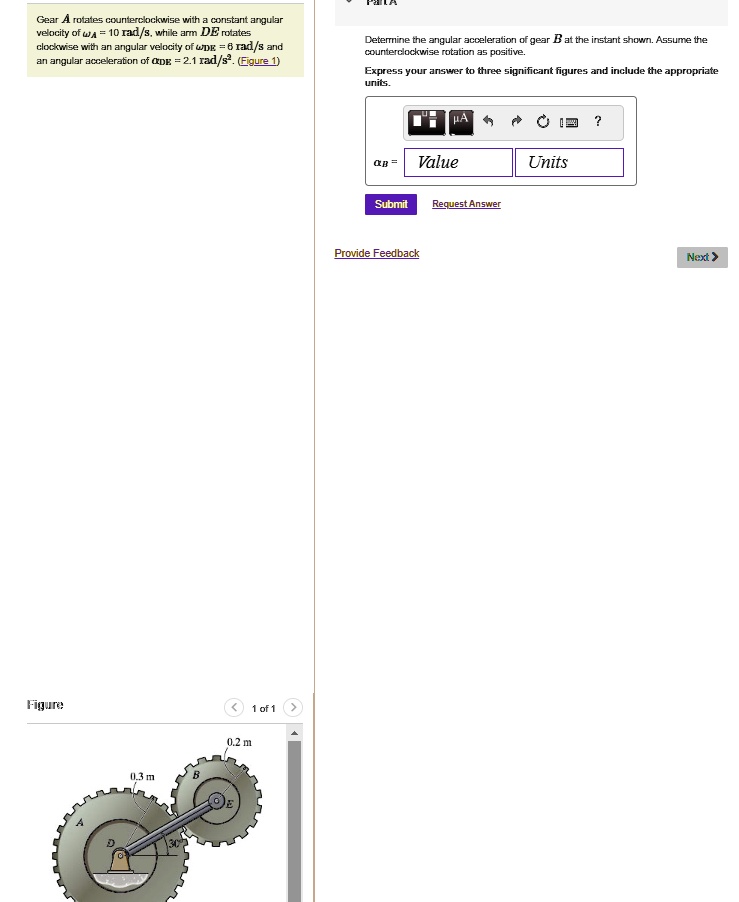 Gear A Rotates Counterclockwise With A Constant Angular Velocity Of ω A 10 Rad S While Arm