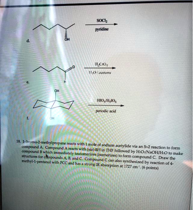 SOLVED: SOClz HCr01 160 Jecuunc HIO , H-O6 Nldic xi bromo 2 ...