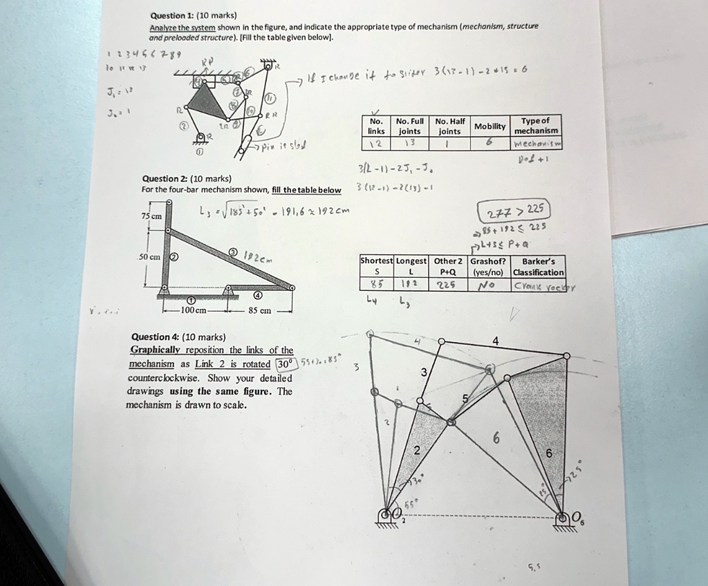 question 1 10 marks analyze the system shown in the figure and indicate the appropriate type of ...