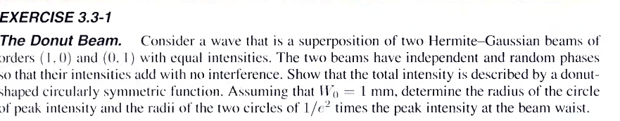 exercise33 1 the donut beam consider a wave that is a superposition of ...
