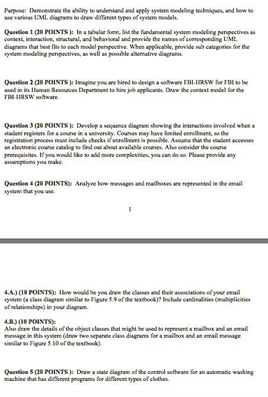 Purpose: Demonstrate the ability to understand and apply system ...