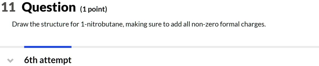 VIDEO solution: Draw the structure for 1-nitrobutane, making sure to ...
