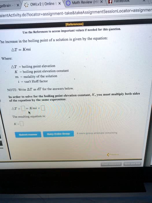 Use the References to access important values if needed for this question. The increase in the ...