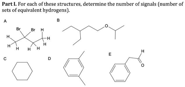 SOLVED: Part [ For each of these structures, determine the number of ...