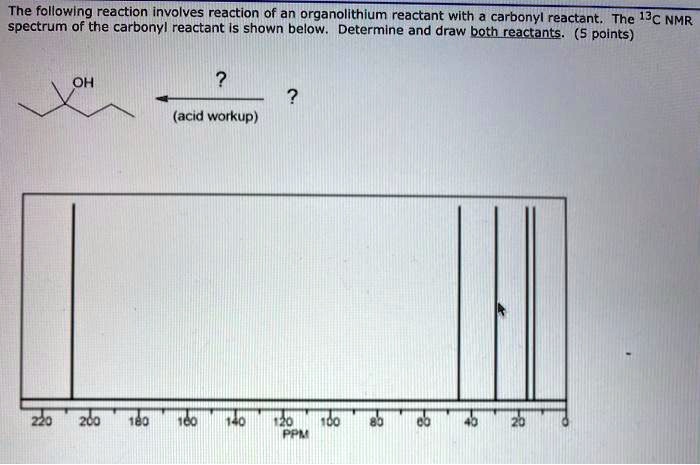 SOLVED: The following reaction involves the reaction of an organolithium reactant with a ...