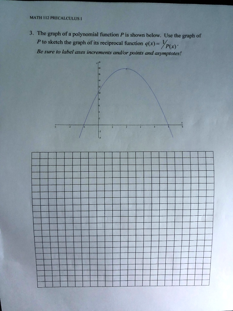 SOLVED:MATH [12 PRECALCULUS The graph of a polynomial function P is ...