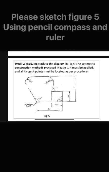 Please sketch figure 5 using a pencil, compass, and ruler. Week 2 Task ...