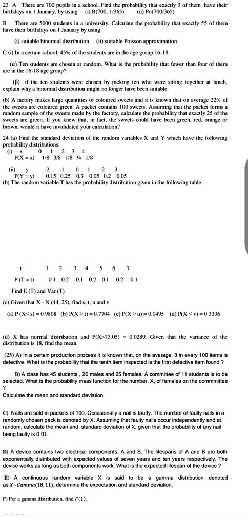 the next question to solve 23 a there are 700 pupils in a school find ...