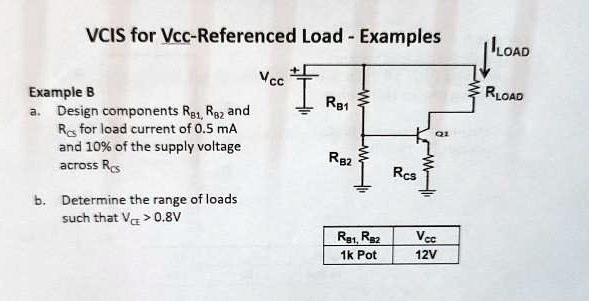 VCIS for Vcc-Referenced Load - Examples Example B a. Design components ...