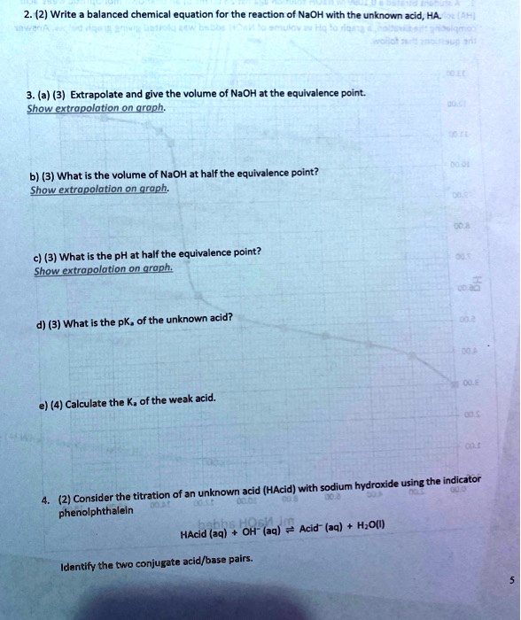 SOLVED: 2. (2) Write balanced chemical equation fo the reaction of NaOH ...