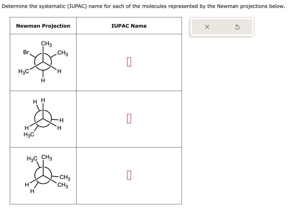 Determine the systematic (IUPAC) name for each of the molecules ...