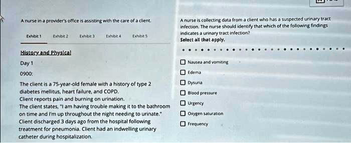 SOLVED: A nurse in a provider's office is assisting with the care of a ...