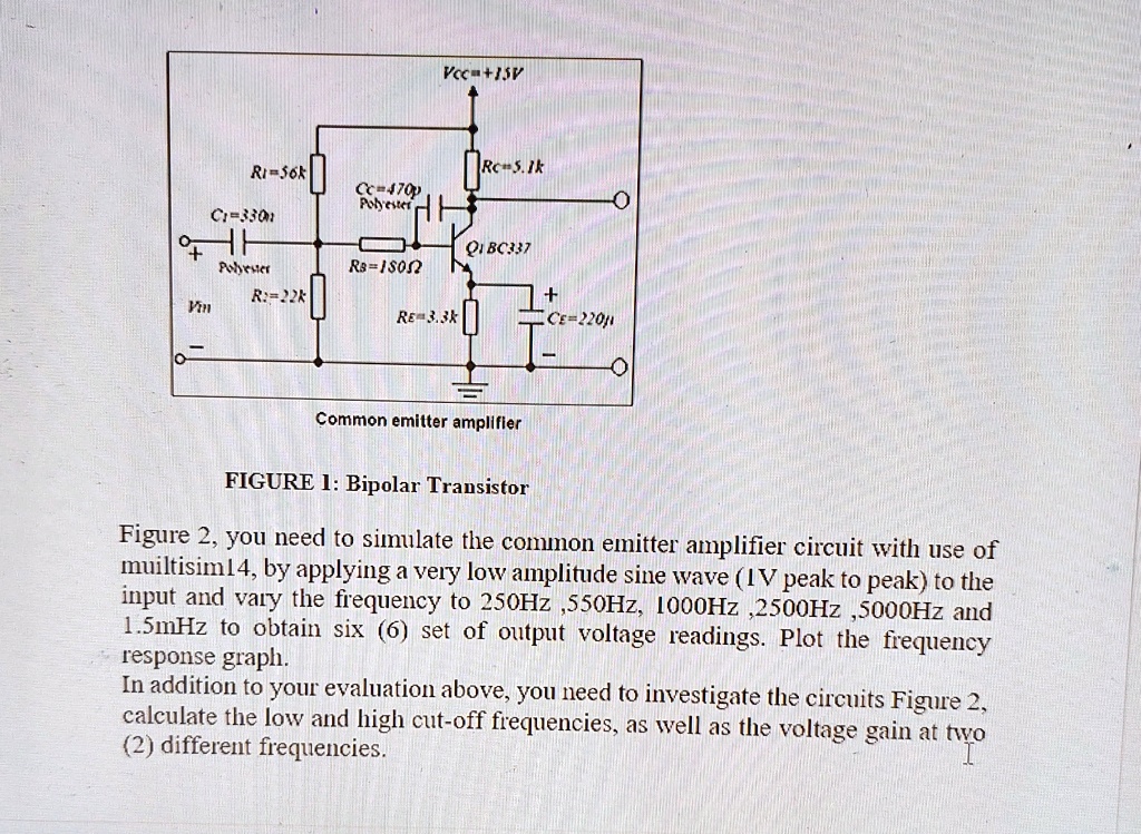 figure 1 bipolar transistor figure 2 you need to simulate the common ...