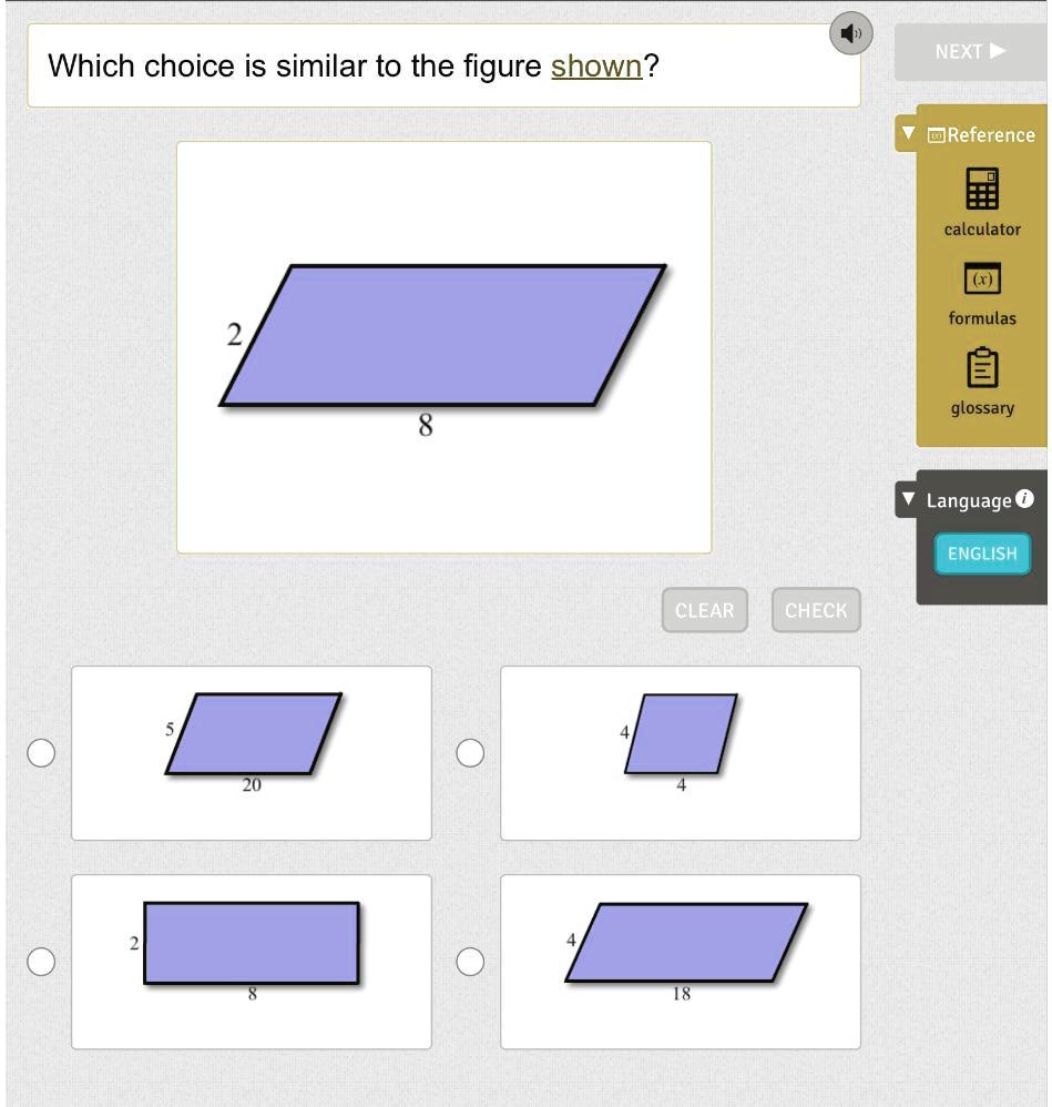 which choice is similar to the figure shown please help im confused on ...